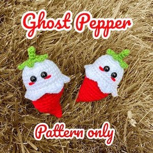 Ghost Pepper Crochet Pattern - Etsy