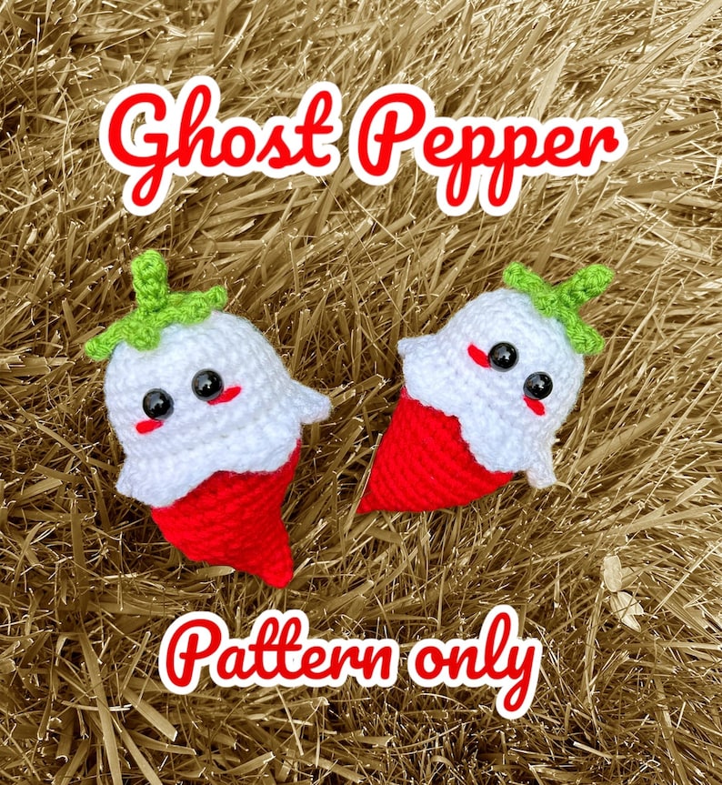 Ghost Pepper Crochet Pattern - Etsy