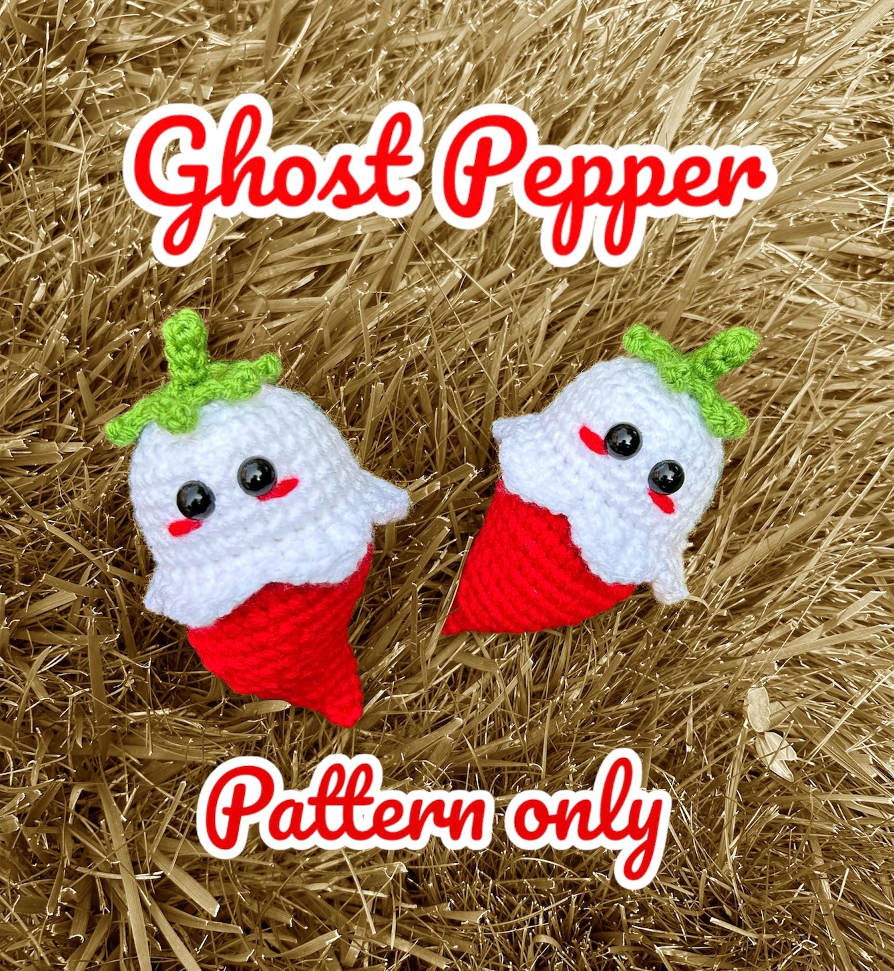 Ghost Pepper Crochet Pattern - Etsy