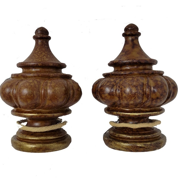 Curtain Rod Finials - Etsy