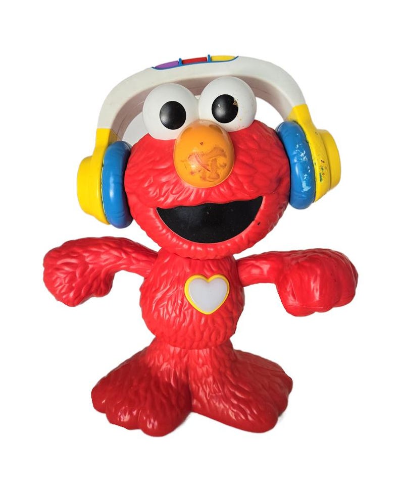 Sesame Street Let's Dance Musical Singing Dancing ELMO Toy With ...
