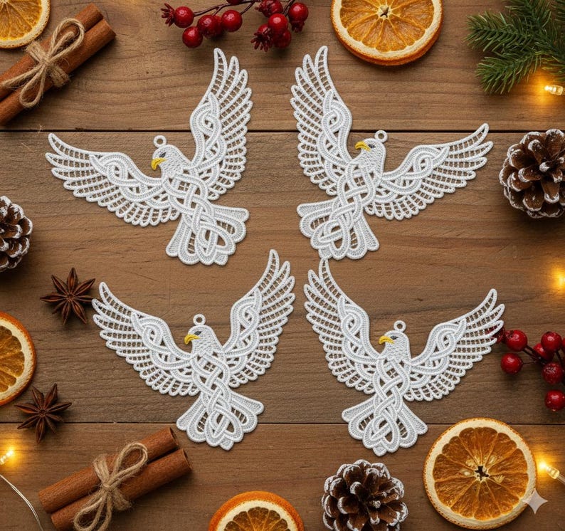 FSL Celtic Eagle - Free Standing Lace Machine Embroidery Designs ...