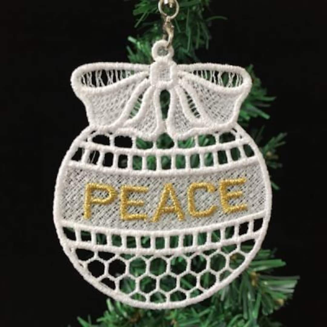 FSL Dazzling Christmas - Free Standing Lace Machine Embroidery Design ...