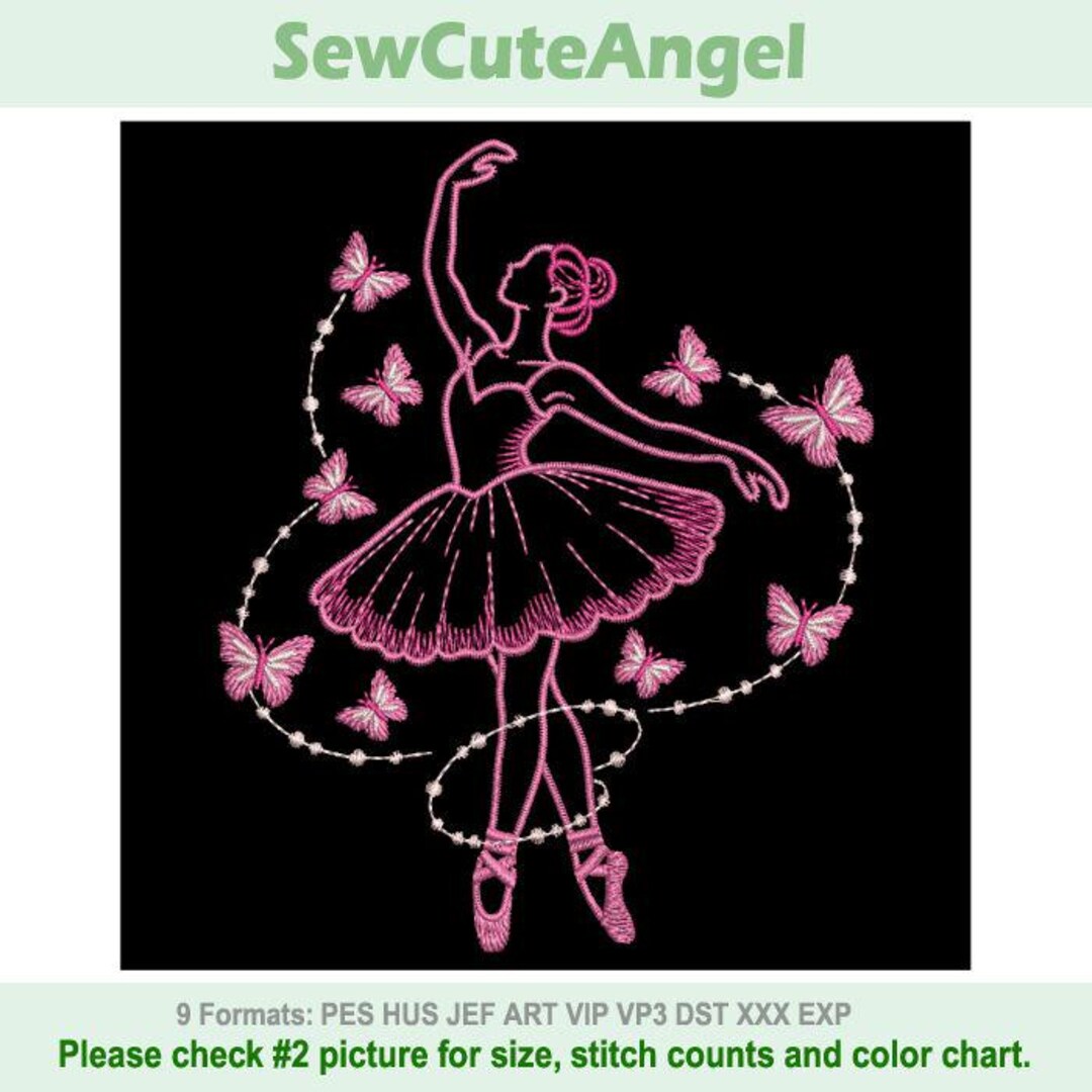 Pink Ballerina Butterflies, Butterfly Hoop Dreams, Graceful Butte ...