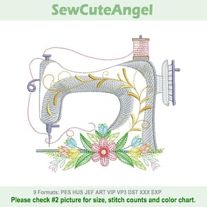 Enchanted Sewing Machine - Machine Embroidery Designs Instant Download ...