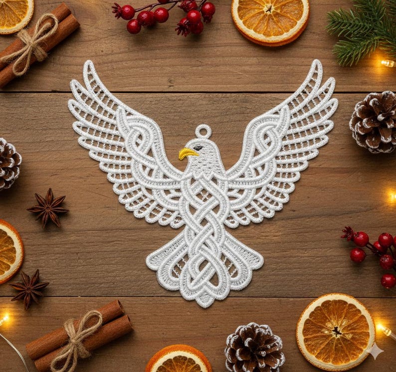 FSL Celtic Eagle - Free Standing Lace Machine Embroidery Designs ...