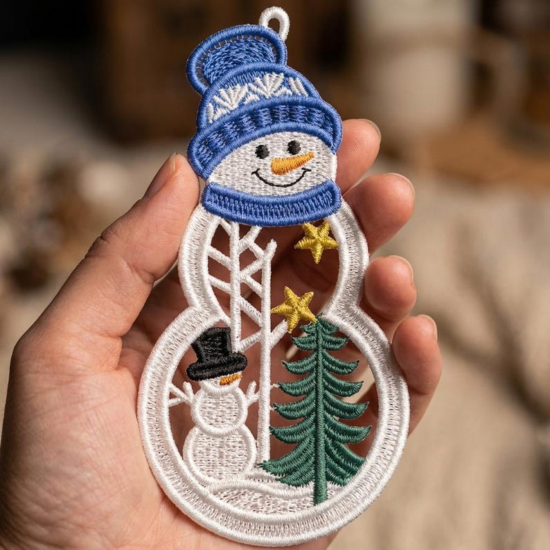 FSL Snowman Wonderland, Winter Magic - Free Standing Lace Machine ...