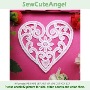 FSL Valentine Heart - Free Standing Lace Machine Embroidery Designs ...