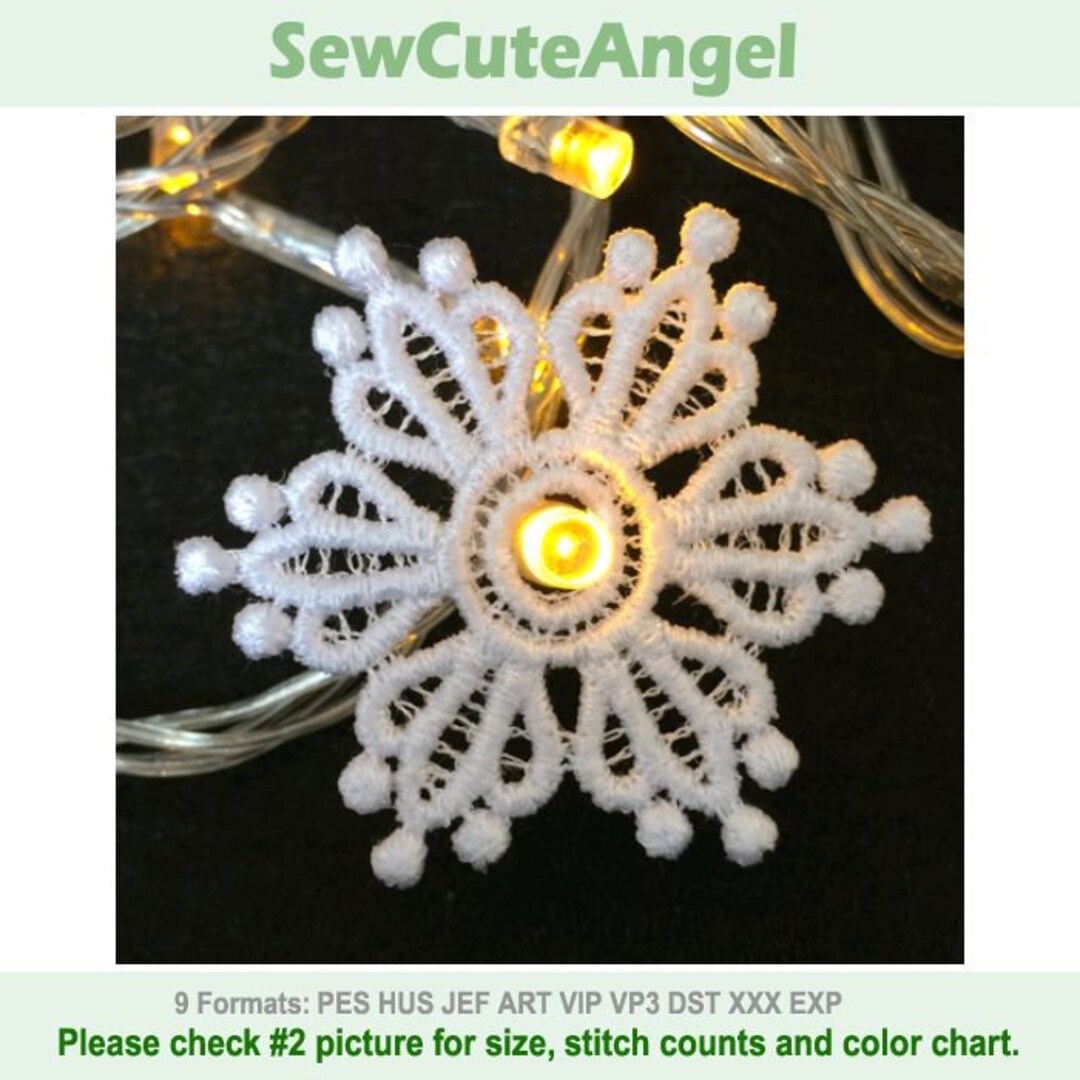 FSL Mini Snowflake for LED Light - Free Standing Lace Machine ...