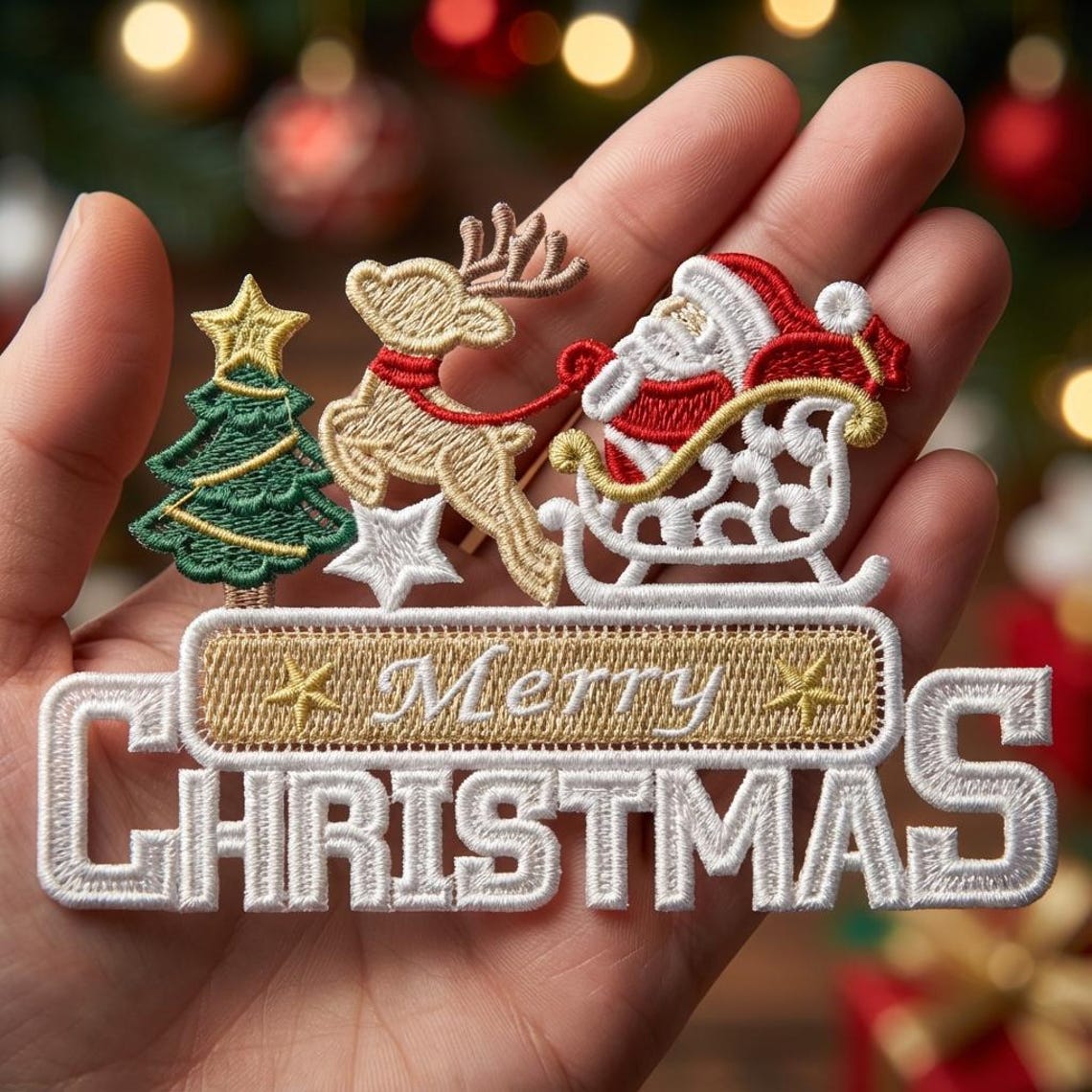 FSL Merry Christmas, Santa, Reindeer - Free Standing Lace Machine ...