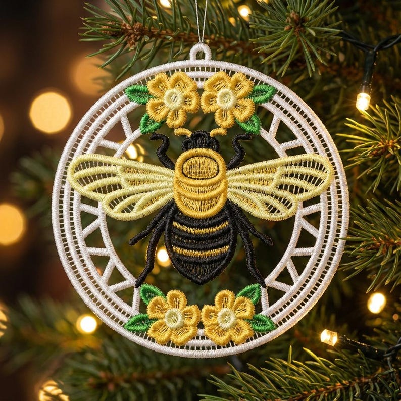 FSL Bee Buzz - Free Standing Lace Machine Embroidery Designs Instant ...