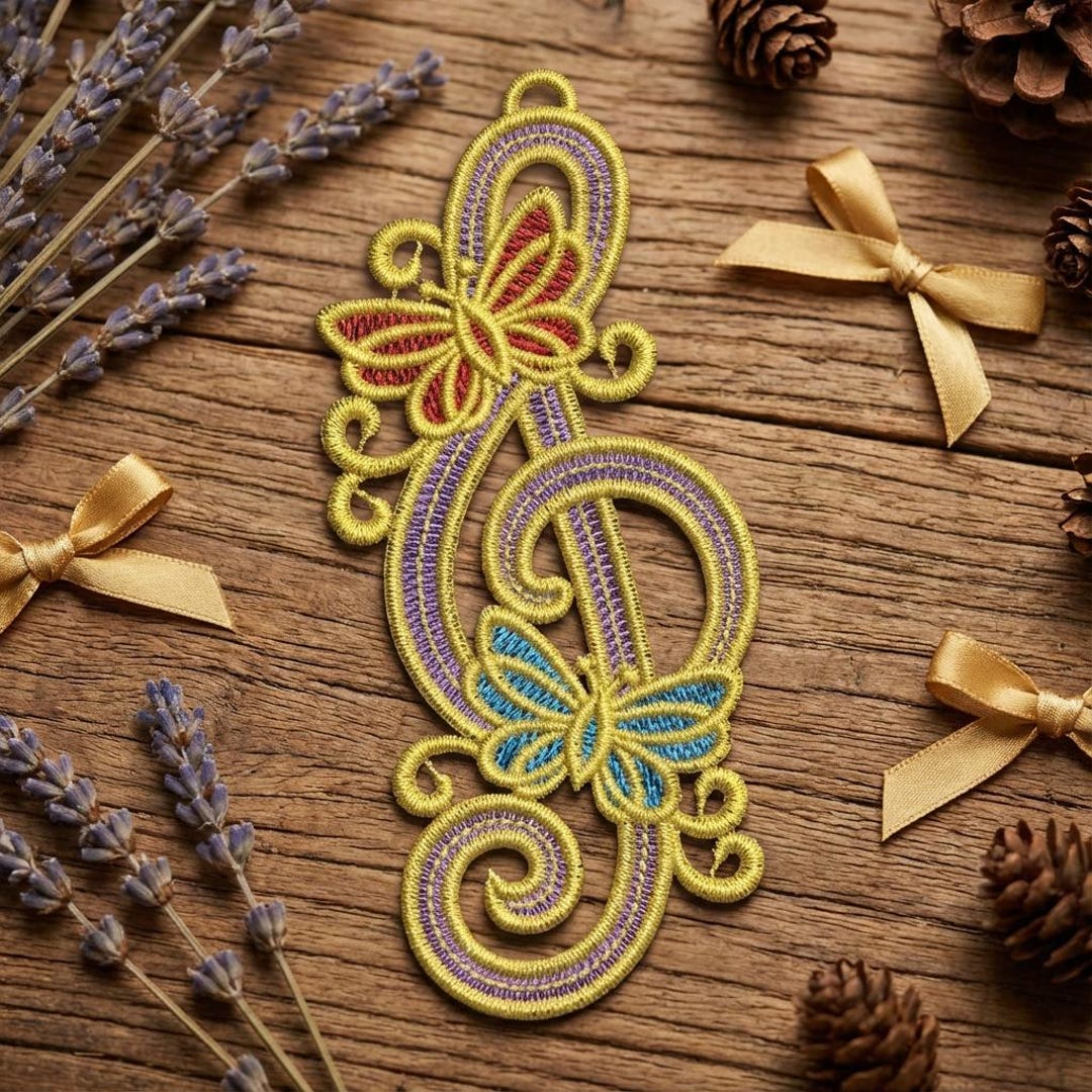 FSL Music Note - Free Standing Lace Machine Embroidery Designs Instant ...