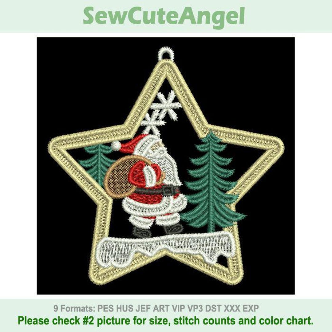 FSL Festive Star, Santa Delight, Holiday Star Ornament - Free Standing ...