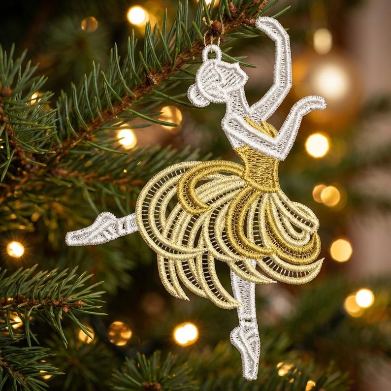 FSL Graceful Ballerina, Elegant Dance - Free Standing Lace Machine ...