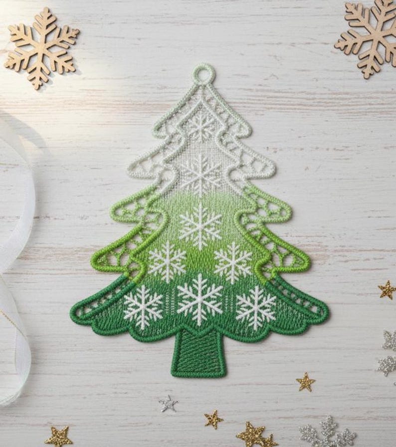 FSL Christmas Tree - Free Standing Lace Machine Embroidery Designs ...