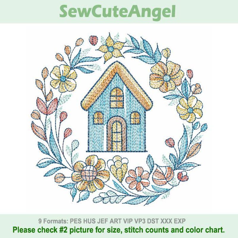 Cottage Embroidery - Etsy