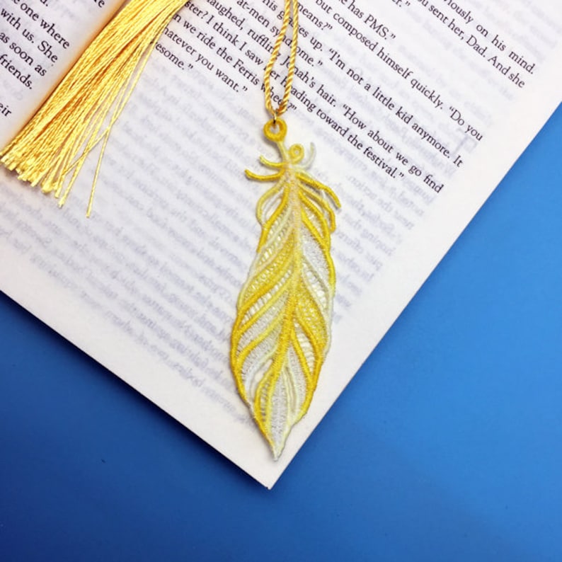 FSL Variegated Feather Free Standing Lace Machine Embroidery - Etsy