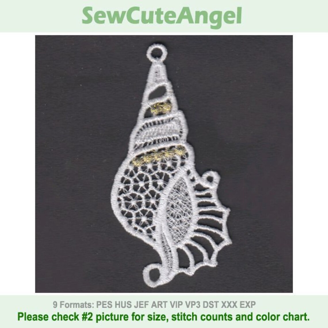 FSL Summer Fun Shell - Free Standing Lace Machine Embroidery Designs ...