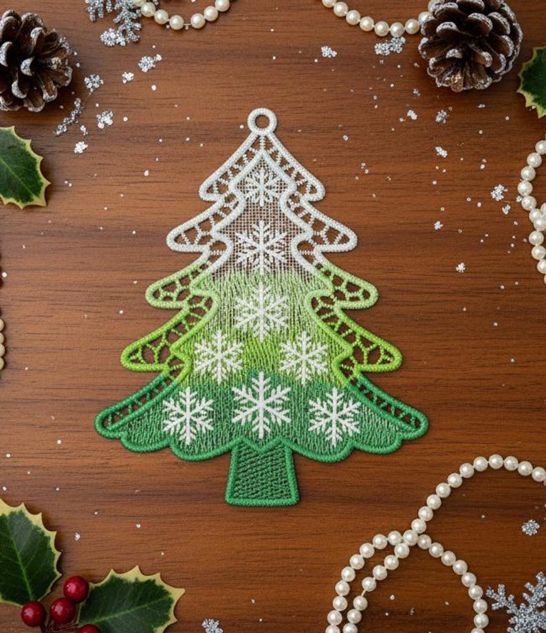 FSL Christmas Tree - Free Standing Lace Machine Embroidery Designs ...