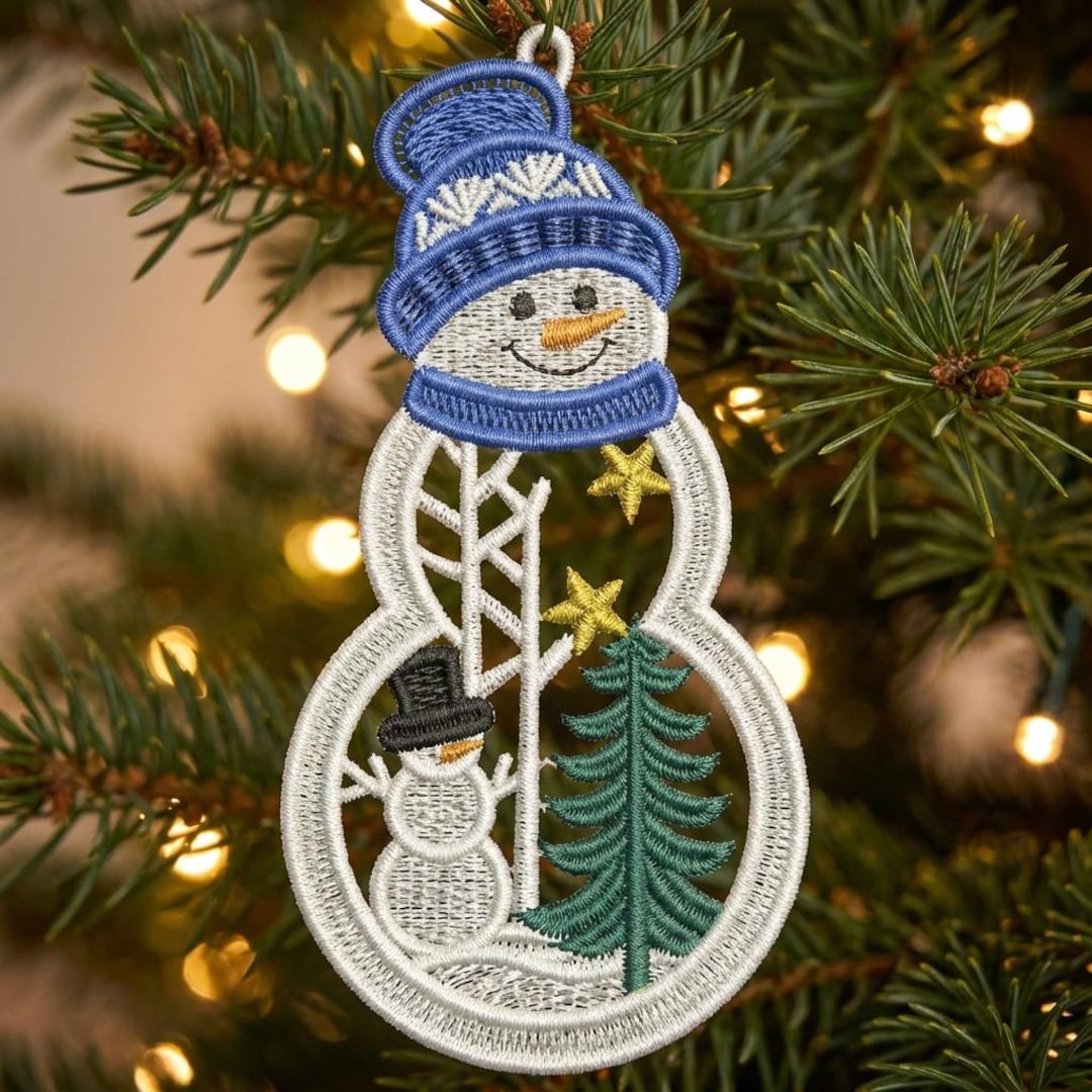 FSL Snowman Wonderland, Winter Magic - Free Standing Lace Machine ...
