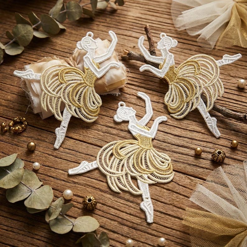 FSL Graceful Ballerina, Elegant Dance - Free Standing Lace Machine ...