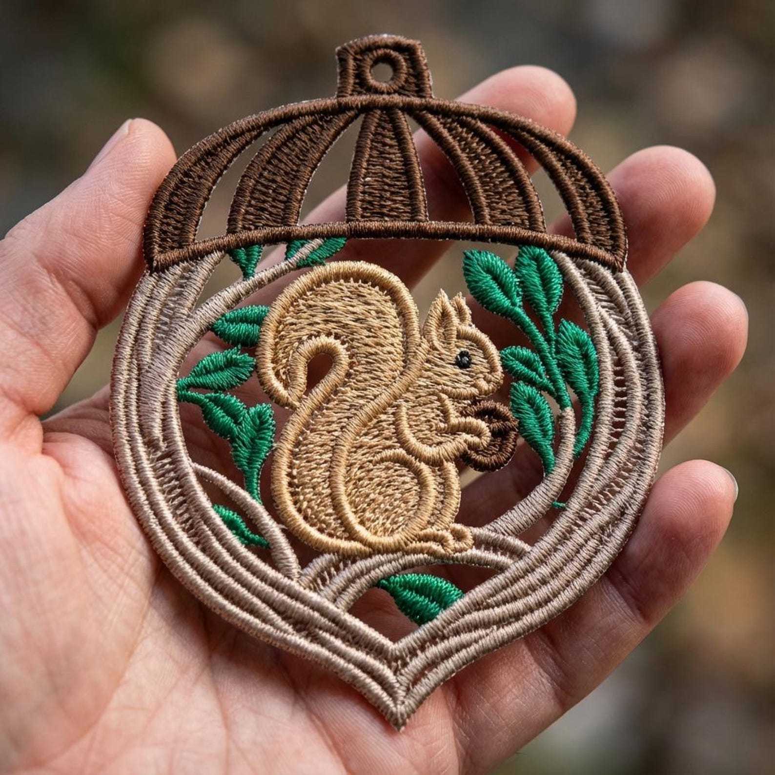 FSL Woodland Squirrel - Free Standing Lace Machine Embroidery Designs ...