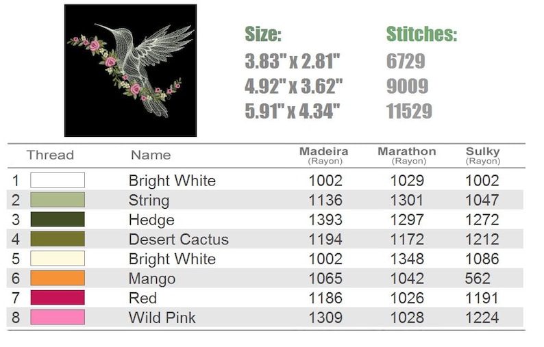 Hummingbird - the Beauty of Whitework - Machine Embroidery Designs ...