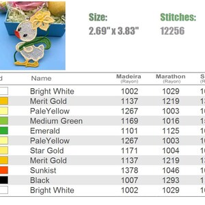 FSL Easter Duck - Free Standing Lace Machine Embroidery Designs Instant ...