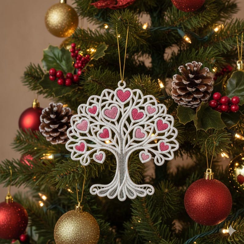 FSL Love Tree - Free Standing Lace Machine Embroidery Designs Instant ...