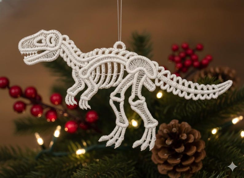 FSL Dino Skeleton - Free Standing Lace Machine Embroidery Designs ...