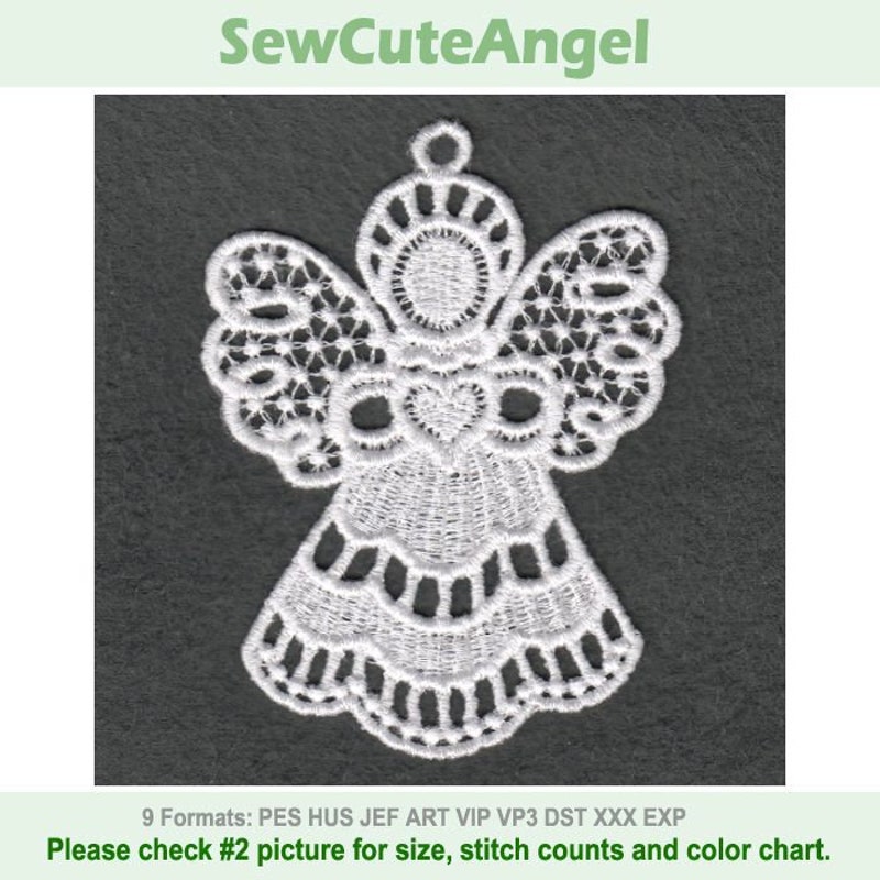 Lace Angel Ornament - Etsy