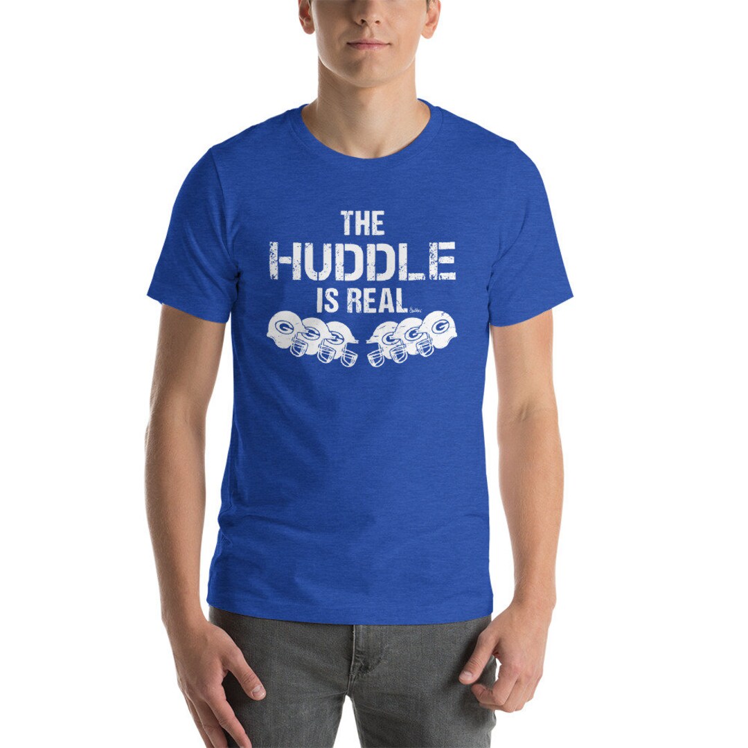 The Huddle is Real Football Shirt - Etsy