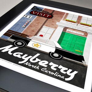Mayberry Vintage Style Travel Poster - Etsy