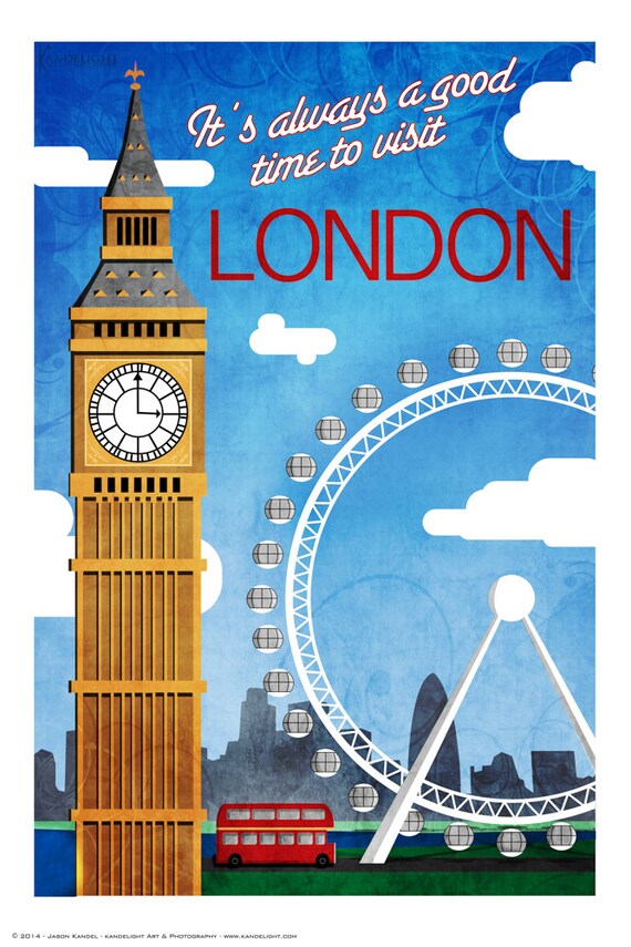 Vintage London Poster