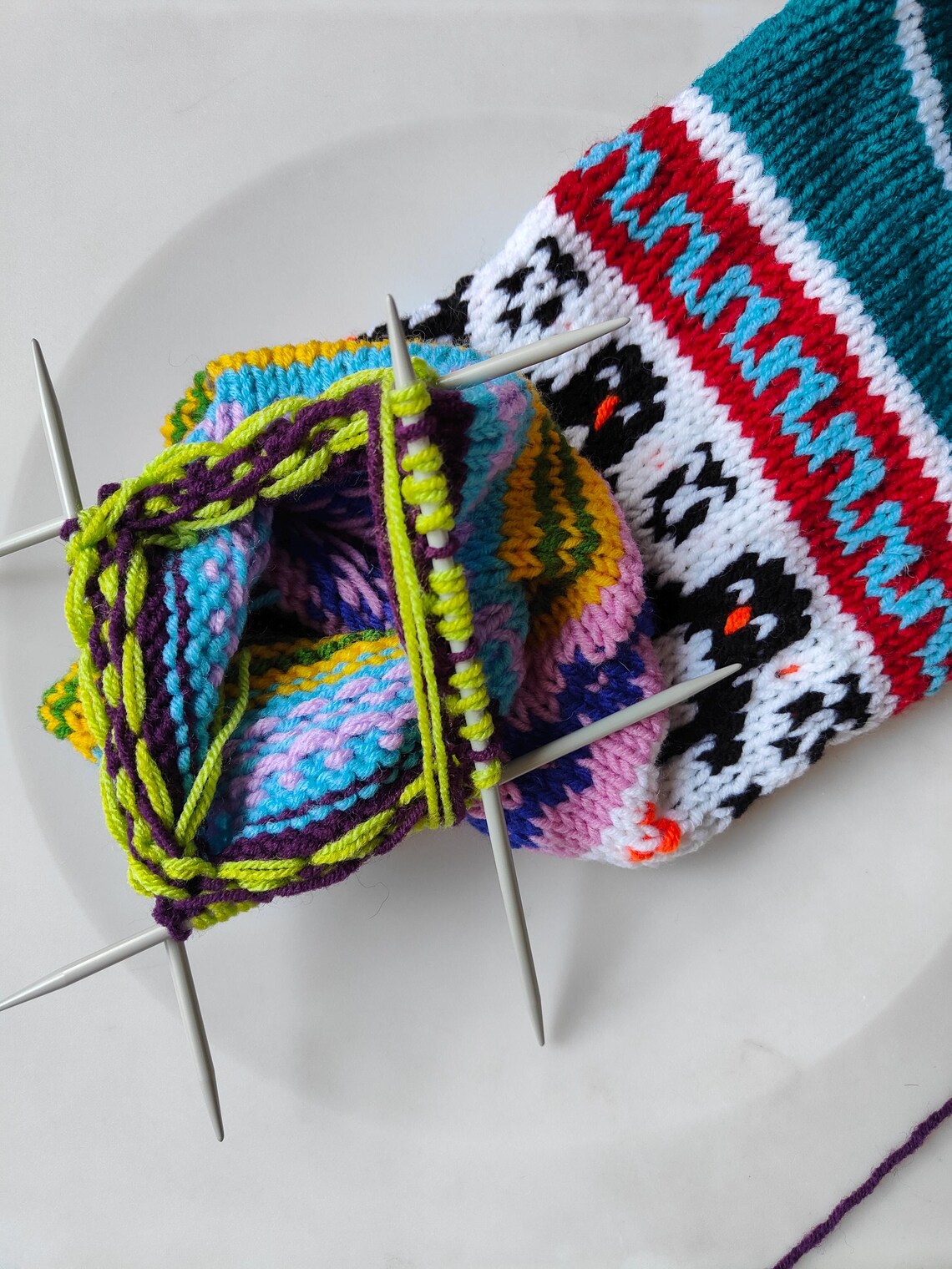 Christmas Stockings Pattern in PDF Format. Customizable Knitting ...