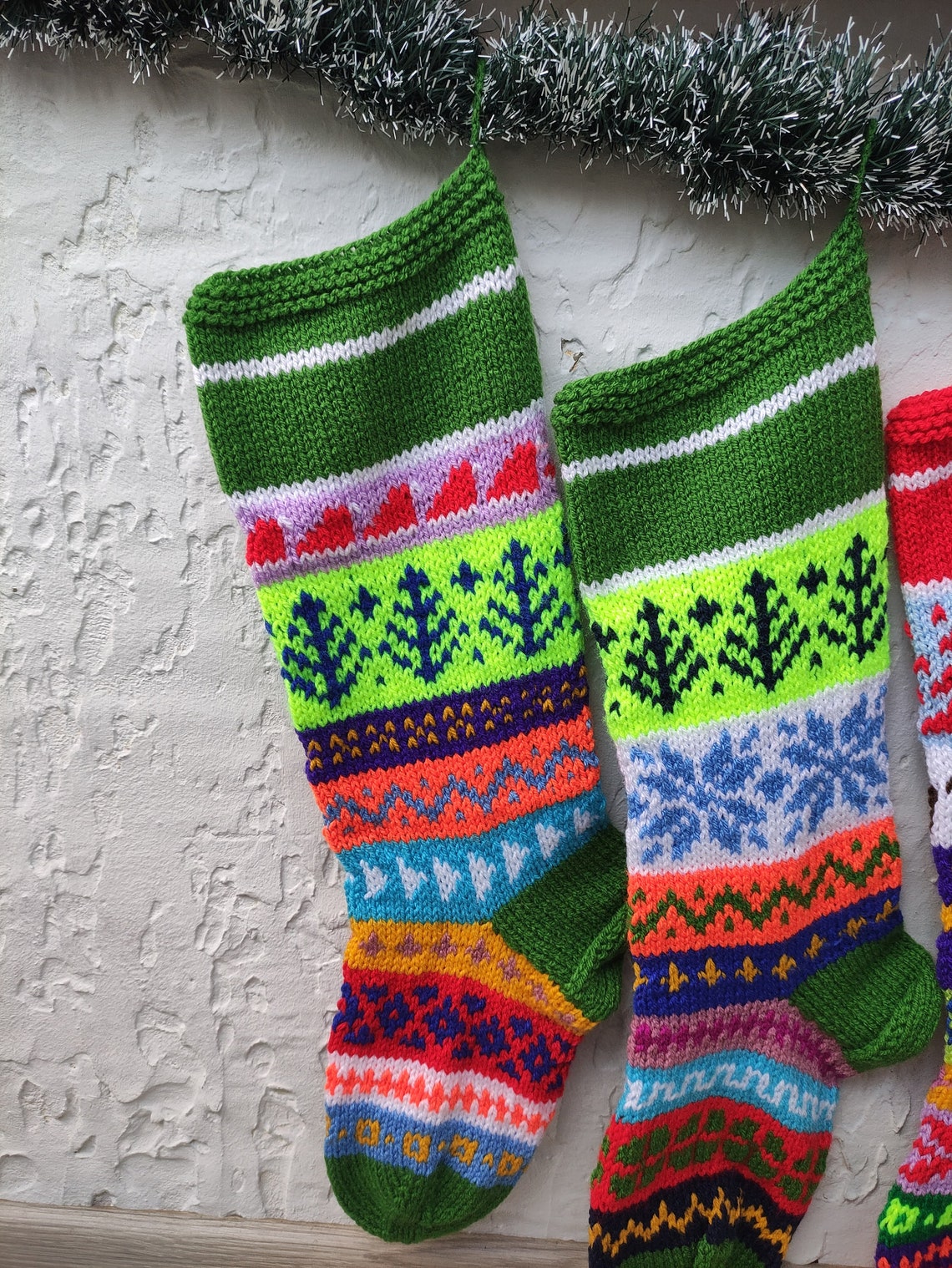 Norwegian Christmas Stocking Kitcustom Stockings for Kids | Etsy