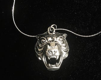 Tiger necklace | Etsy