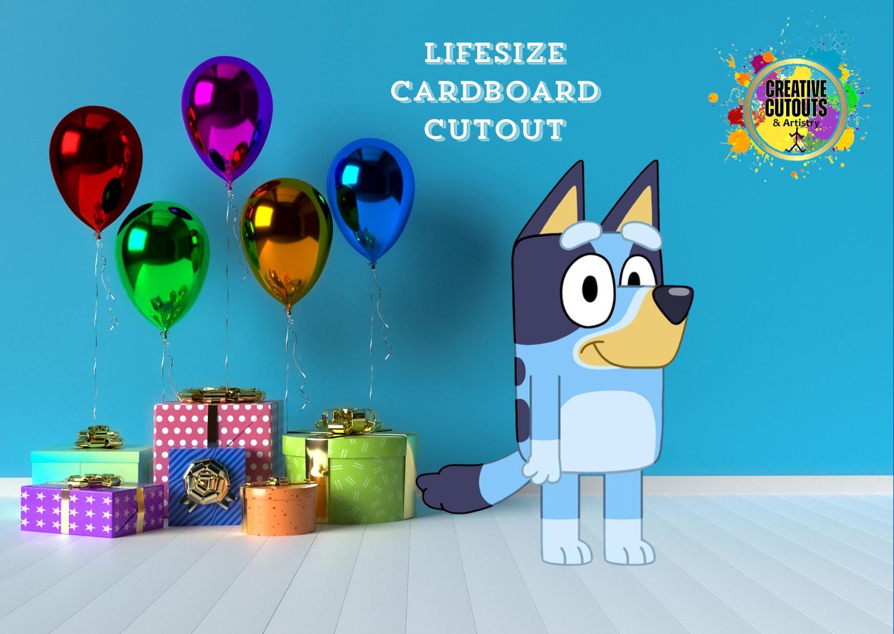 Bluey Lifesize Cardboard Cutout - Etsy UK