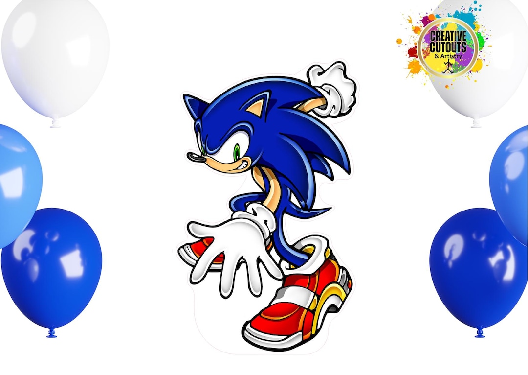 Sonic Cardboard Cutout 3ft - Etsy