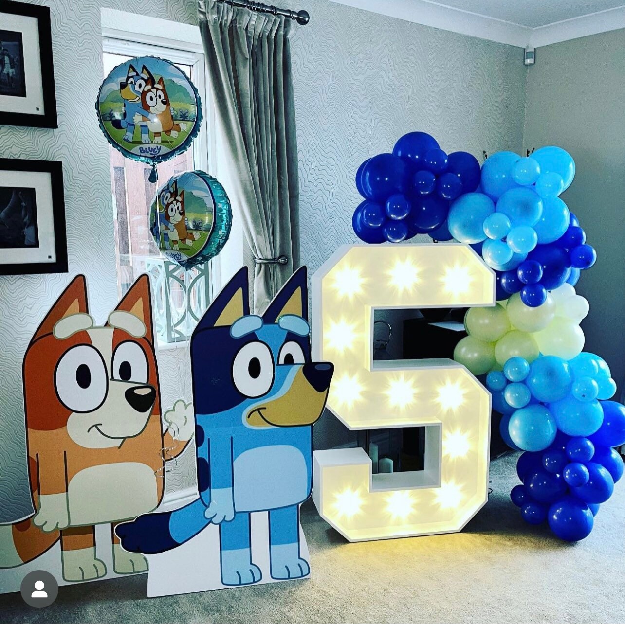 Bluey Cardboard Cutout Party Prop Decoration - Etsy UK