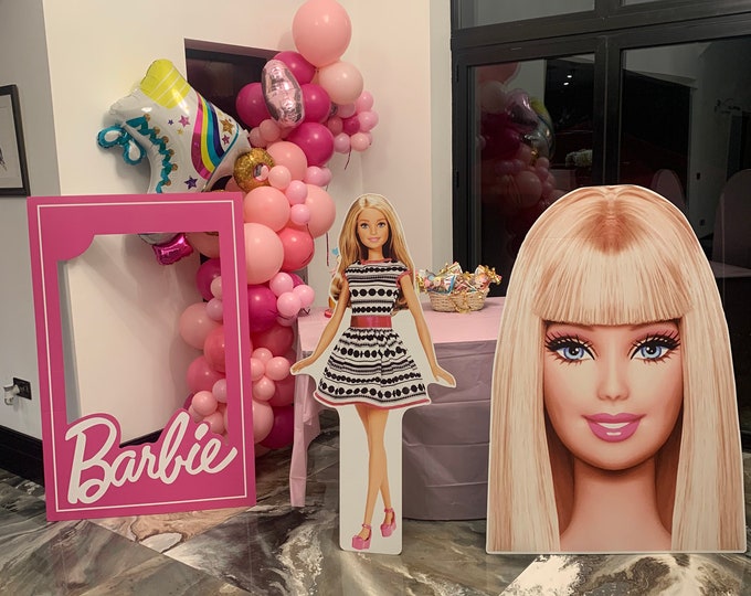 3 X Barbie Party Prop Lifesize Cut Out - Etsy UK