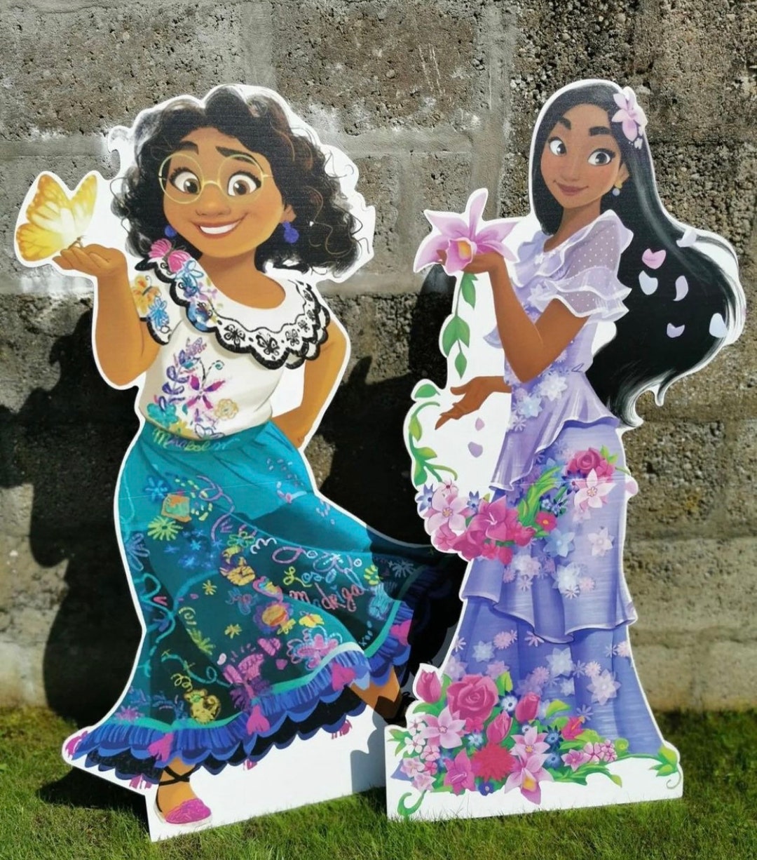 CARDBOARD CUTOUTS X 2 Mirabel and Isabella 4ft Tall - Etsy