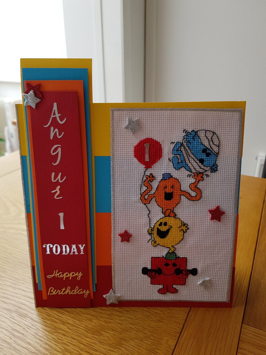 Mr Men Birthday Card - Etsy