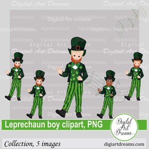 Leprechaun Clipart - Patrick Day Png - Leprechaun Clip Art - Cute Boy ...