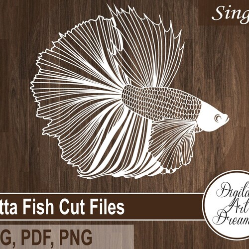 Fish SVG File Paper Cut Out Designs Paper Cutting Art - Etsy