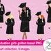 Graduation Clipart - Woman Clipart - Digital Artwork - Black Girl ...