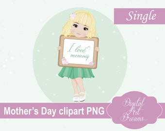 Mother's Day Clip Art Collection Cute Characters | Etsy