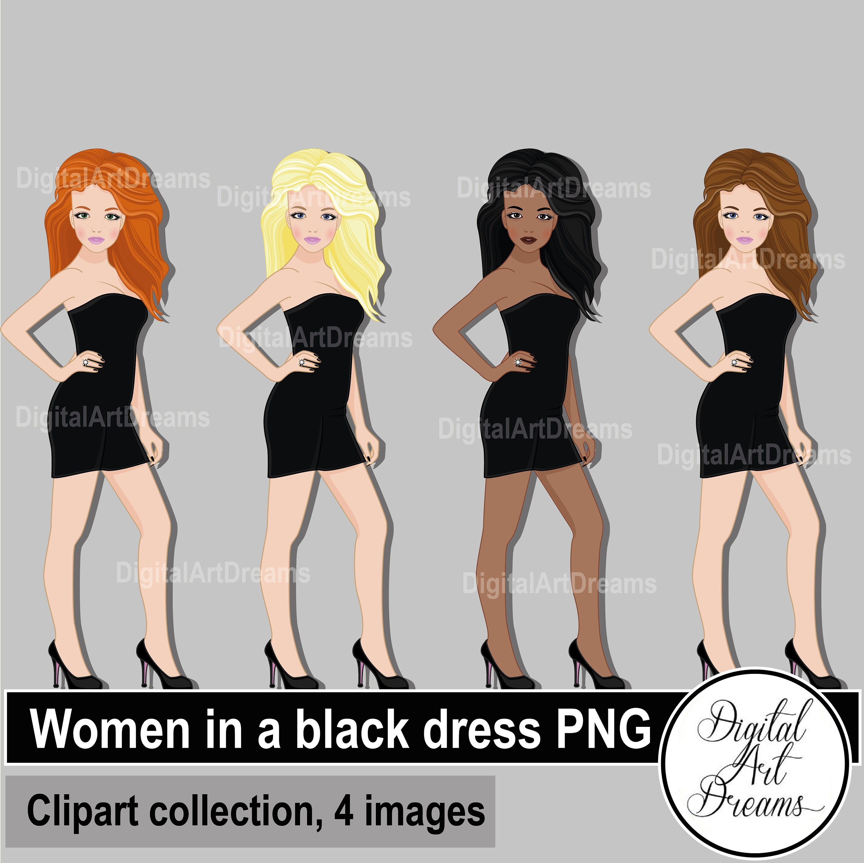 Little Black Dress Clipart