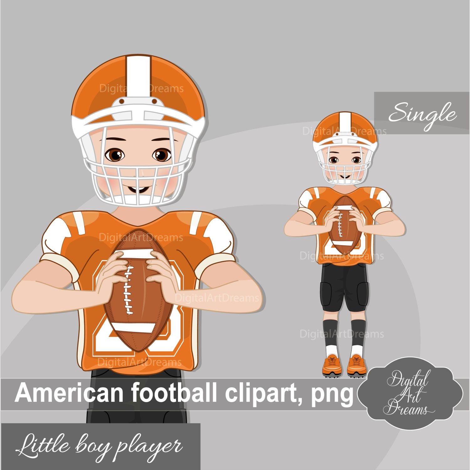 American Football Clipart Playing Football Clip Art Boy Clipart ...