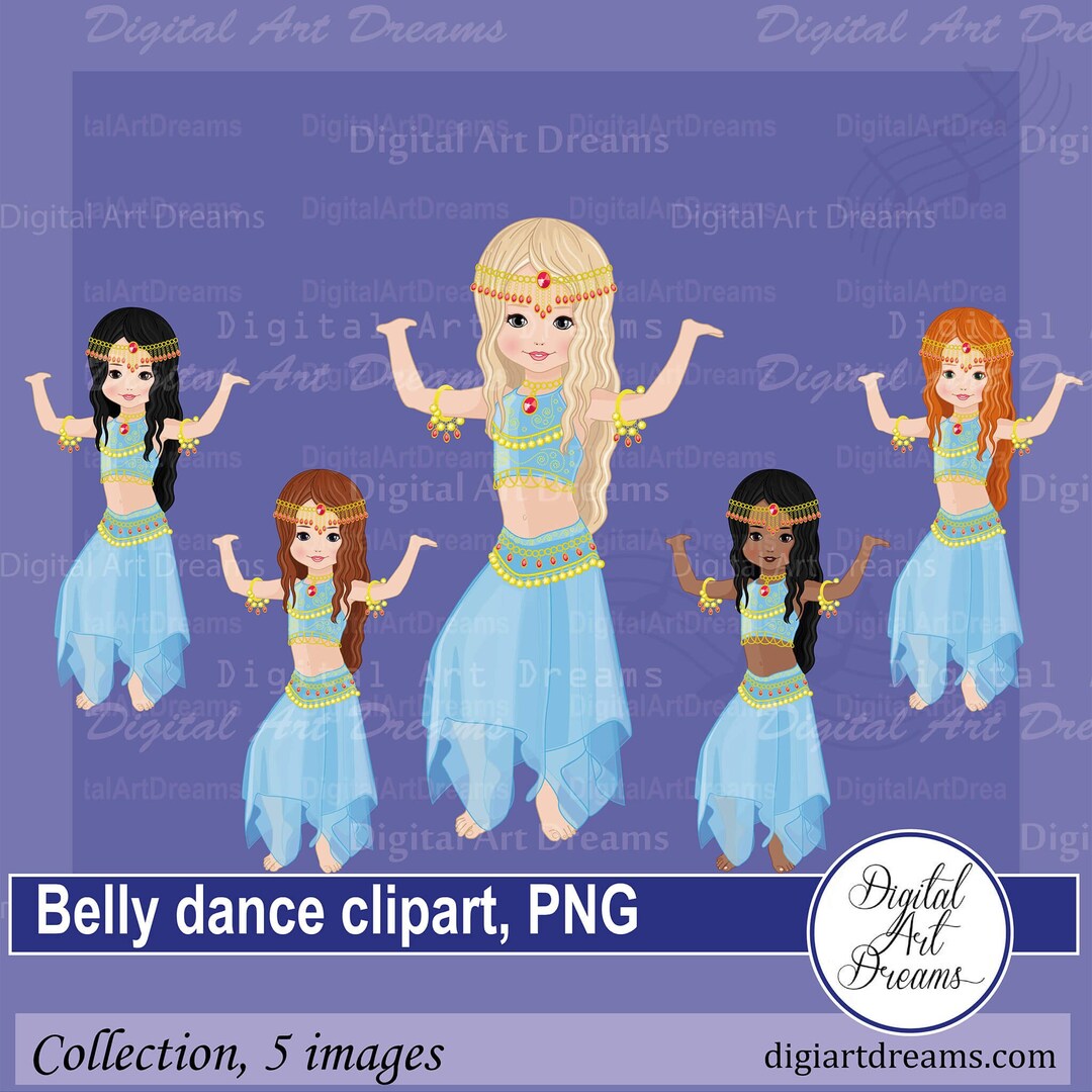 Belly Dance Clipart, Little Girl Png, Cute Dancer, Dancing Girls ...